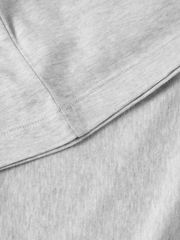 Eleventy Cotton And Modal-blend Jersey T-shirt - Gray