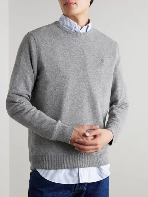 Polo Ralph Lauren Logo-embroidered Wool Sweater