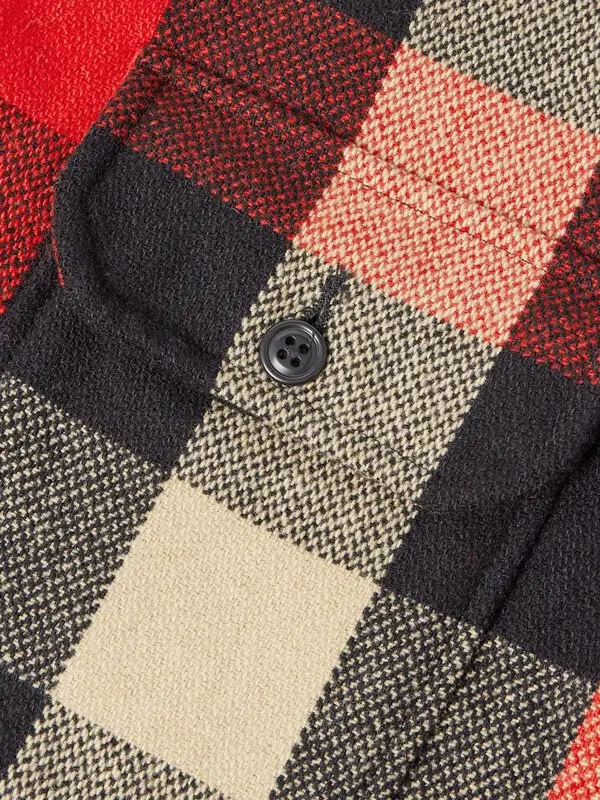 Polo Ralph Lauren Checked Wool-blend Overshirt