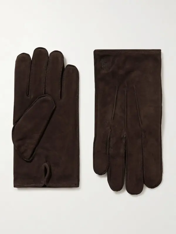Polo Ralph Lauren Suede Gloves - Brown