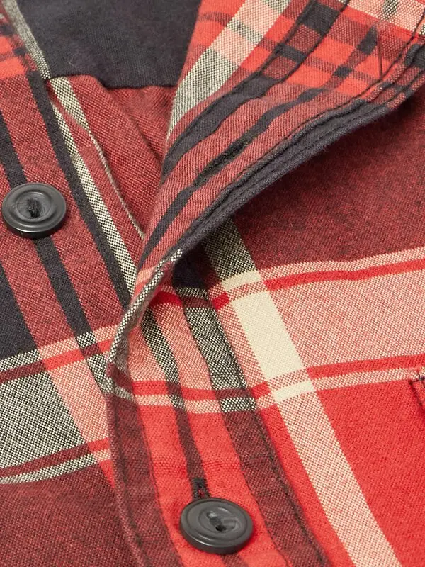 Polo Ralph Lauren Checked Brushed-cotton Oxford Shirt - Red