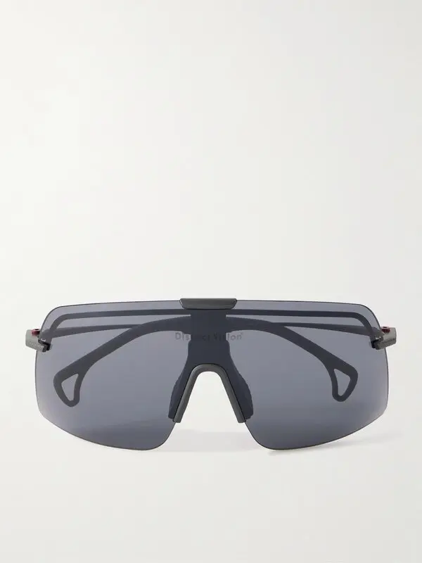 DISTRICT VISION Yusuke Alpine Blade Titanium Sunglasses - Gray