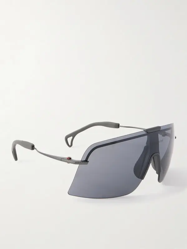 DISTRICT VISION Yusuke Alpine Blade Titanium Sunglasses - Gray