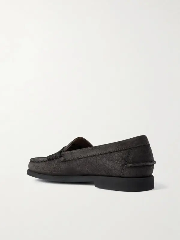 SEBAGO Dan Suede Penny Loafers - Brown