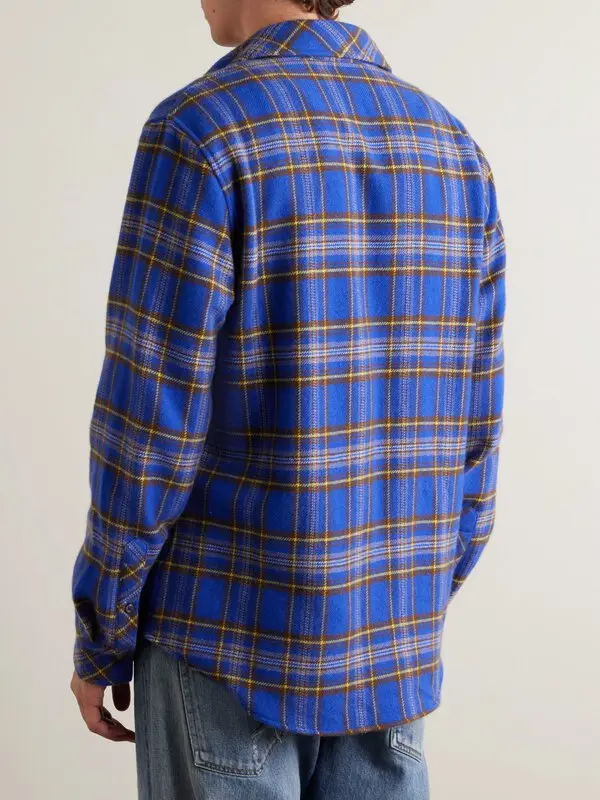 GOD'S TRUE CASHMERE Checked Cashmere Shirt