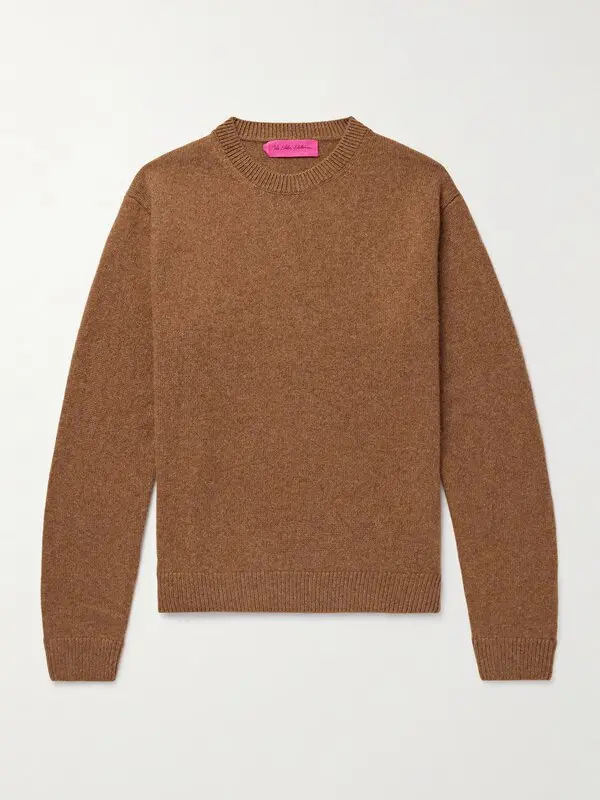 THE ELDER STATESMAN Cashmere Sweater - Brown