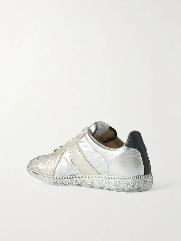 MAISON MARGIELA Replica Leather-trimmed Sneakers