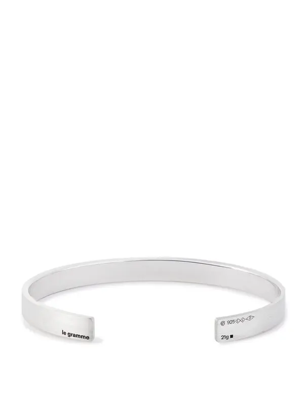 Le Gramme 21g Recycled Sterling Bracelet - Silver
