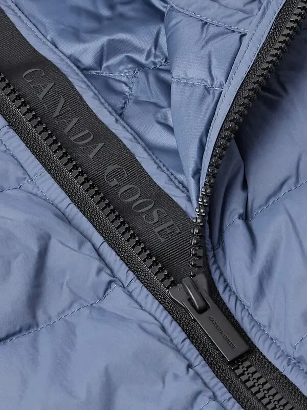 Canada Goose Crofton Logo-appliquéd Quilted Enduraluxe® Down Jacket - Blue
