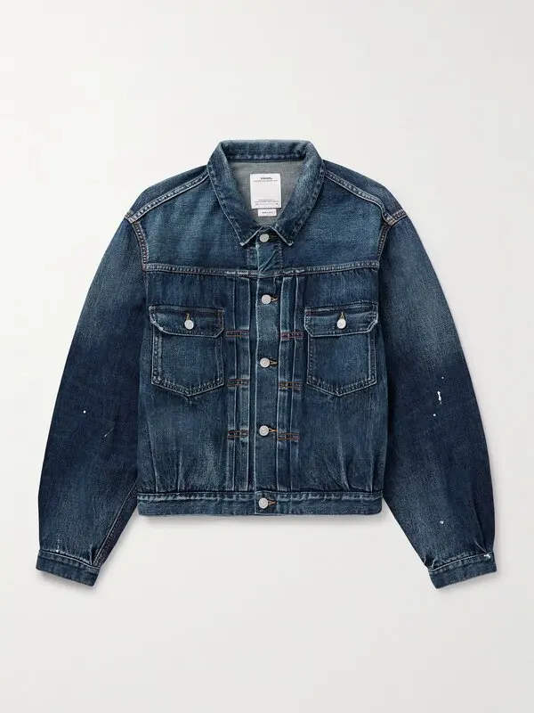 Visvim Social Sculpture Selvedge Denim Jacket - Blue
