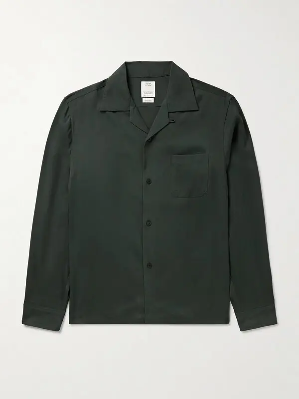 Visvim Keesey Convertible-collar Woven Shirt - Black