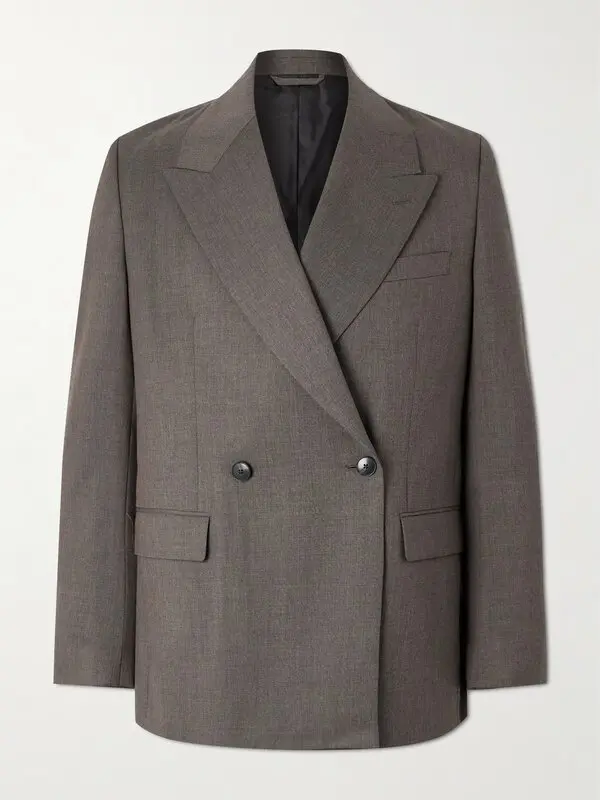MFPEN Double-breasted Wool-twill Suit Jacket
