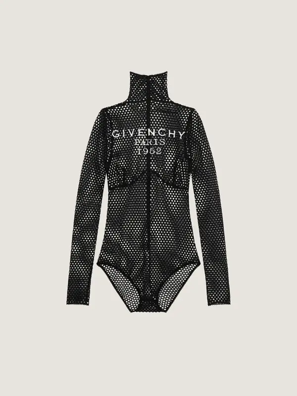 Givenchy Mesh Bodysuit With Signature