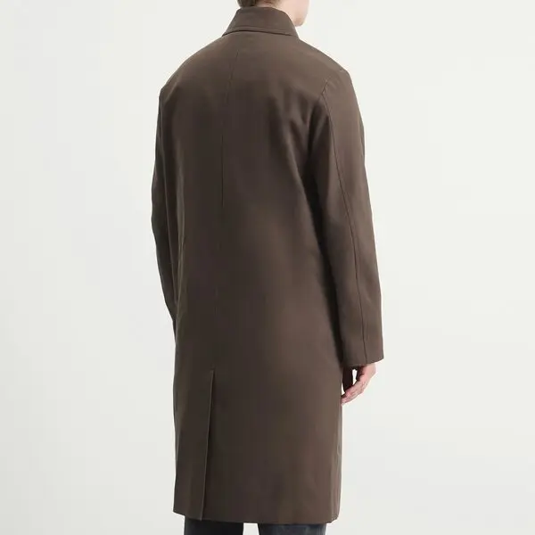 Dries Van Noten Water Repellent Double Faced Cotton Coat