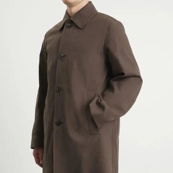 Dries Van Noten Water Repellent Double Faced Cotton Coat