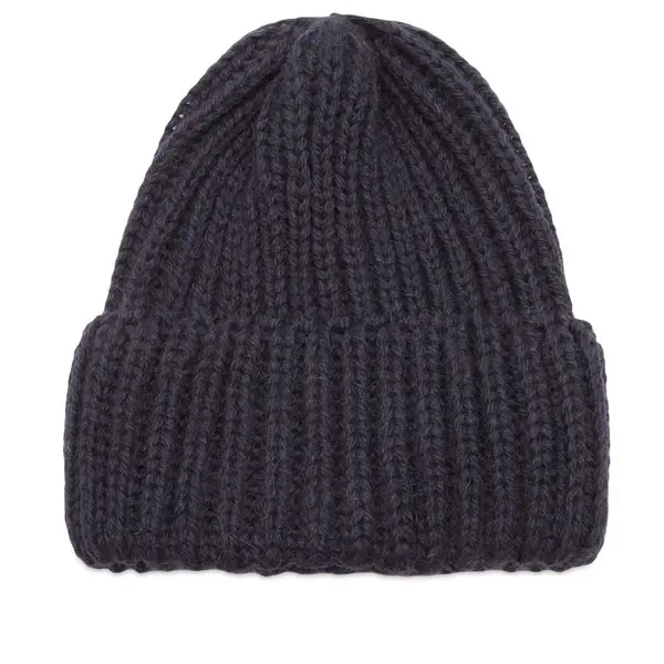CAFÉ MOUNTAIN Wool Toque Beanie - Navy