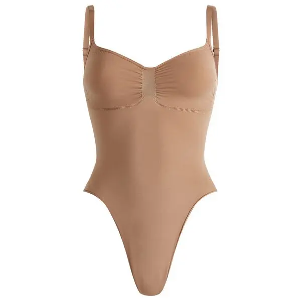 SKIMS Seamless Sculpt Thong Bodysuit - Sienna