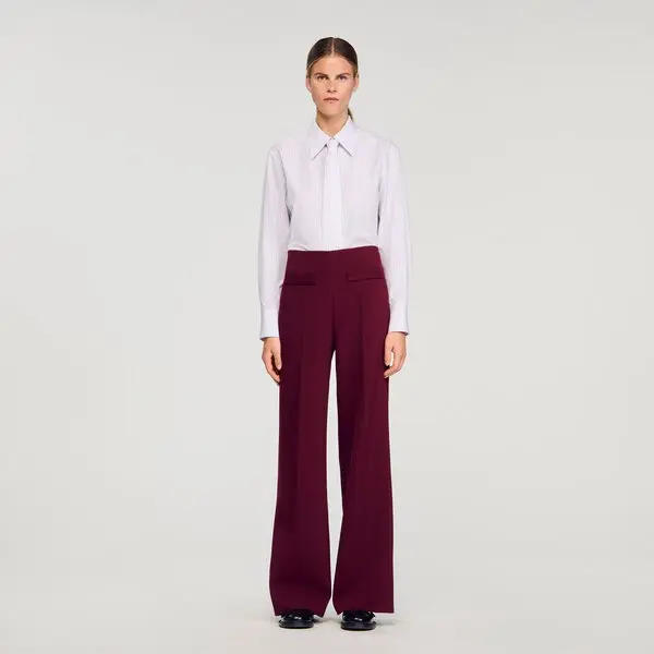 Sandro Wide-leg Trousers