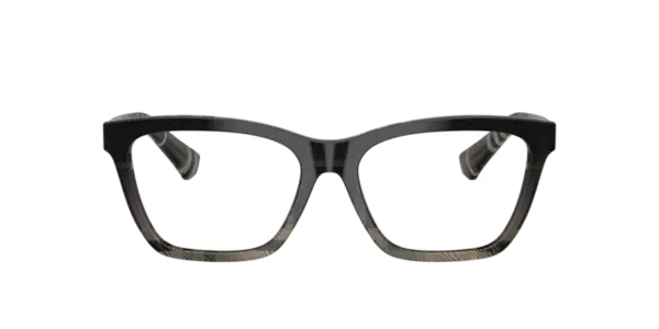 Burberry Rectangle Eyeglasses - Grey Check