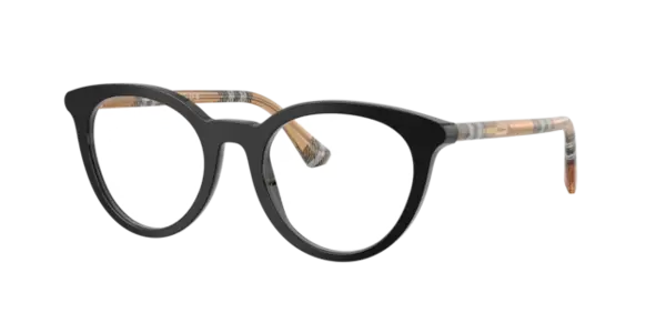 Burberry Optical Glasses Round Frame - Black