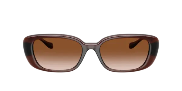 Versace Pillow Frame Sunglasses - Transparent Brown