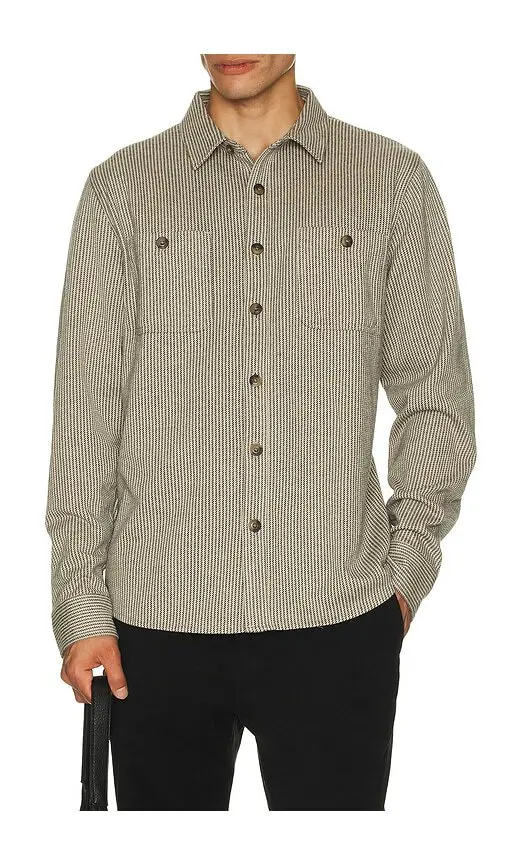 Marine Layer Pacifica Stretch Twill Shirt In . Also