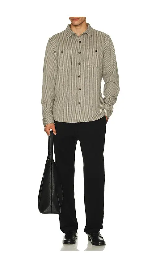 Marine Layer Pacifica Stretch Twill Shirt In . Also