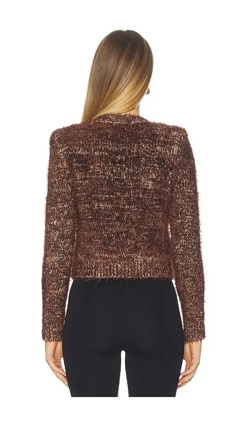 L'Agence Una Knit Cardigan - Chocolate