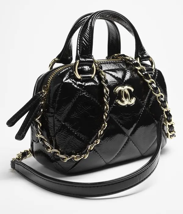 Chanel Mini Bowling Bag - Black