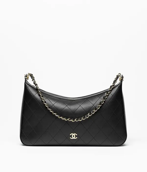 Chanel Hobo Handbag - Black