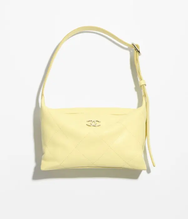 Chanel Hobo Handbag - Light Yellow