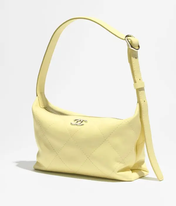 Chanel Hobo Handbag - Light Yellow