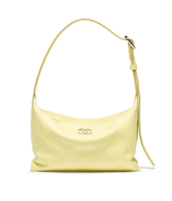 Chanel Hobo Handbag - Light Yellow