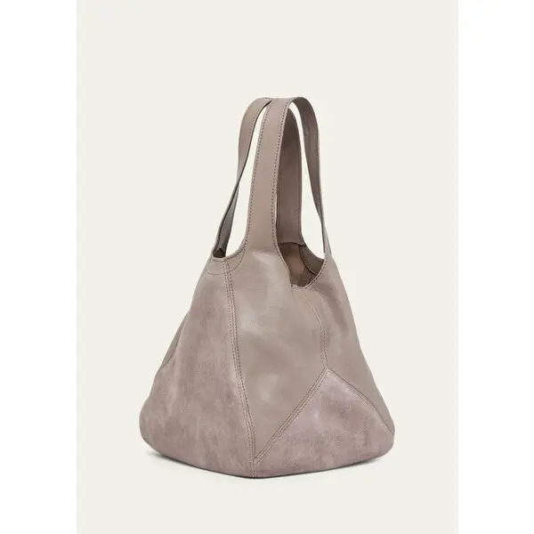 Chloé Balloon Patchwork Leather & Suede Tote
