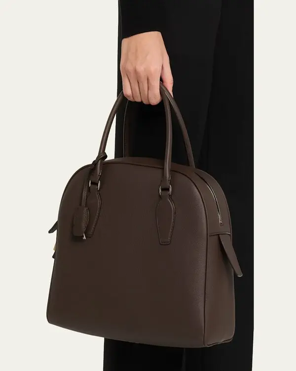 THE ROW India 12 Top-handle Bowling Bag