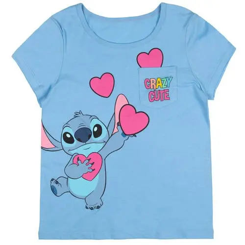 Disney Graphic T-shirt - Lilo & Stitch Blue
