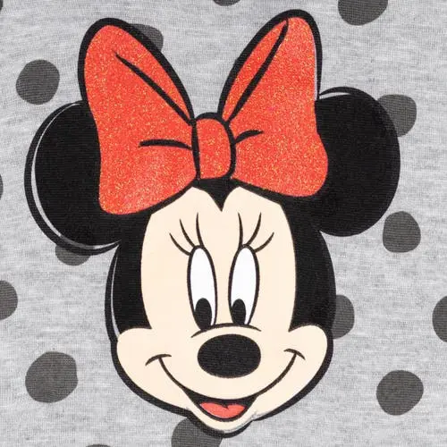 Disney Mickey Mouse & Friends Pullover Hoodie - Minnie Mouse Gray