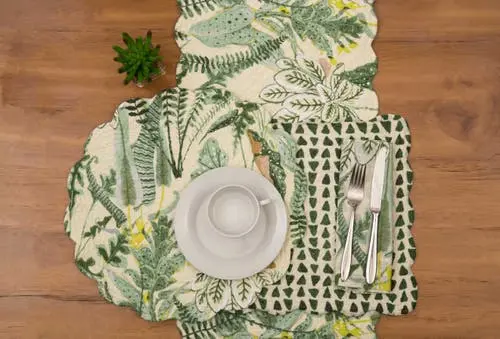 C&F HOME Parson Table Runner 14" X 51 - Yellow