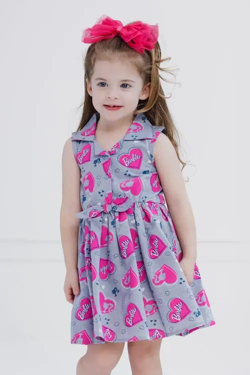 BARBIE Sleeveless Chambray Dress