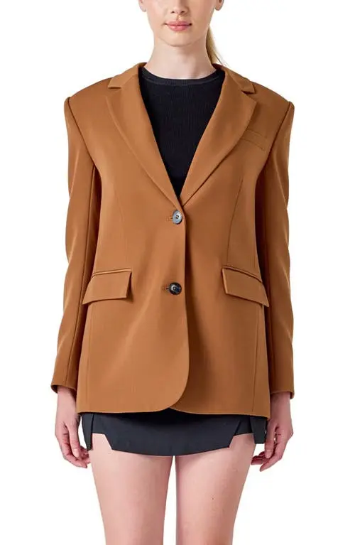 Endless Rose Oversized Two-button Blazer