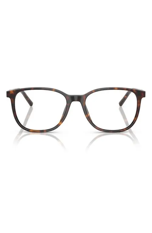 Dolce & Gabbana 53mm Pillow Optical Eyeglasses - Havana/demo Lens