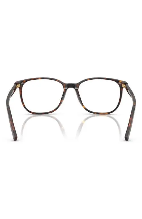 Dolce & Gabbana 53mm Pillow Optical Eyeglasses - Havana/demo Lens