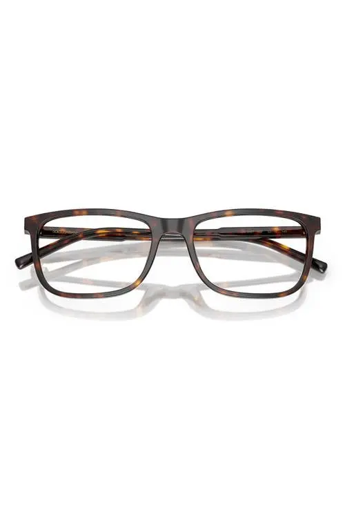 Dolce & Gabbana 53mm Rectangle Eyeglasses - Havana/demo Lens