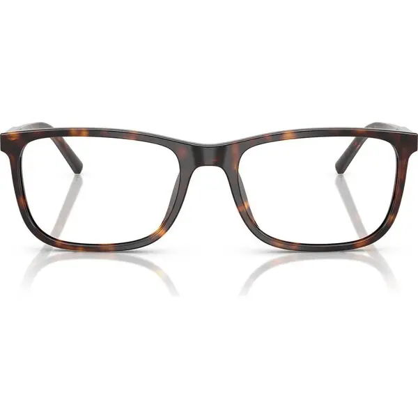 Dolce & Gabbana 55mm Rectangular Eyeglasses - Havana/demo Lens