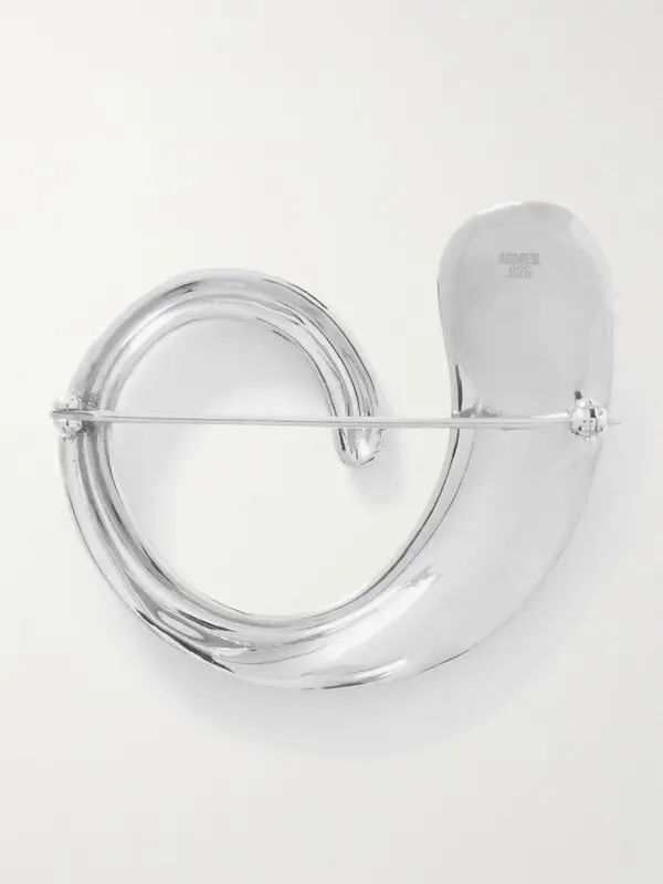 Agmes Marta Recycled Sterling Brooch - Silver