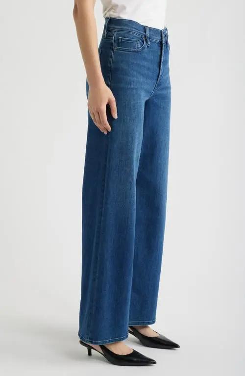 FRAME Le Slim Palazzo High-waist Wide-leg Jeans - Aubade