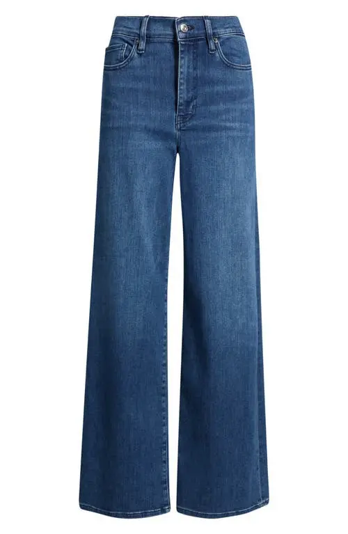 FRAME Le Slim Palazzo High-waist Wide-leg Jeans - Aubade