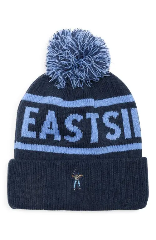 EASTSIDE GOLF Pom-pom Beanie - Midnight Navy