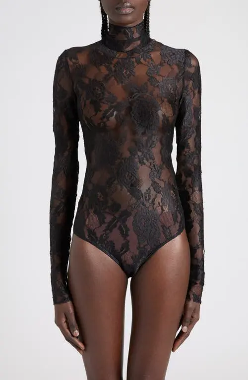 Valentino Garavani Sheer Lace Bodysuit