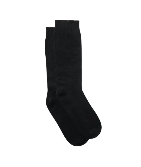 LISA YANG Brushed Cashmere Socks - Black